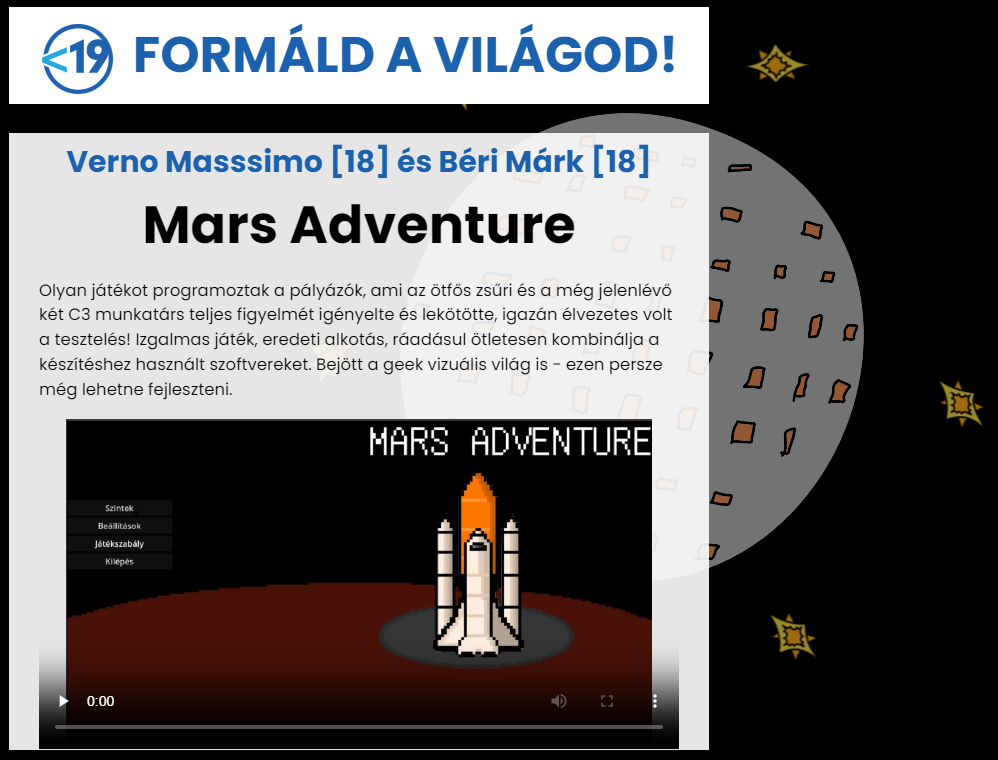 C3 innovációs verseny | Pécsi Janus Pannonius Gimnázium